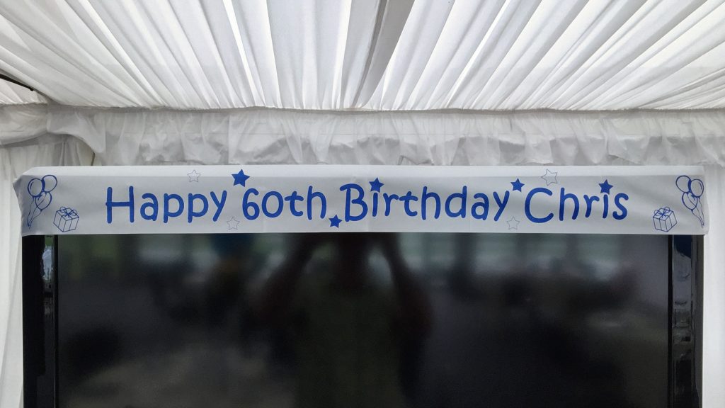 personalised-chris-banner - One Stop Party Shop