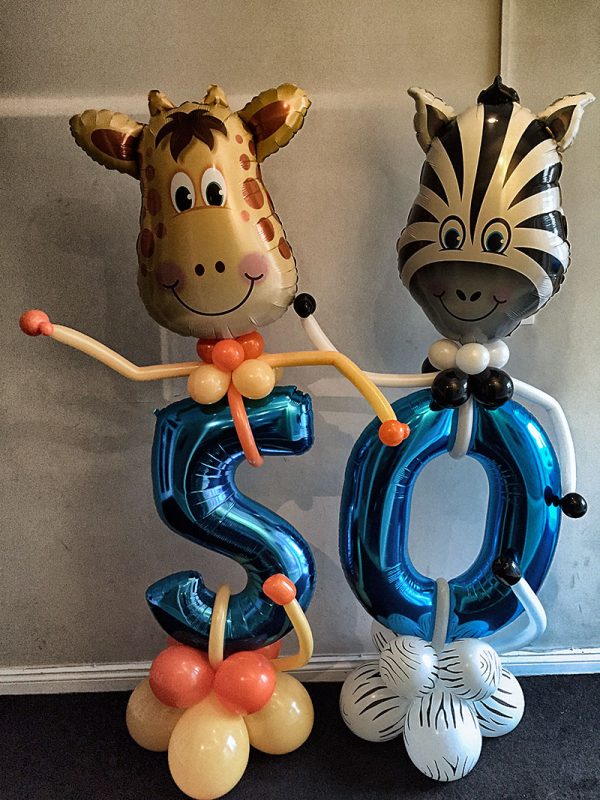 animal-number-balloons - One Stop Party Shop