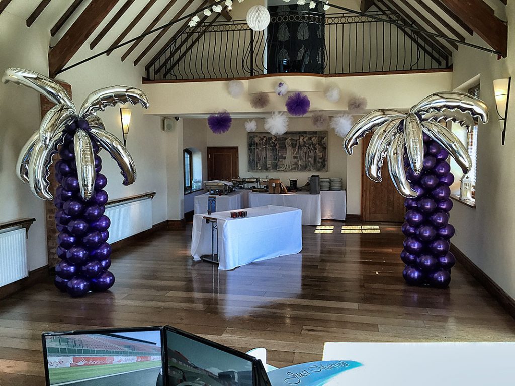 balloon-palm-tree-columns - One Stop Party Shop