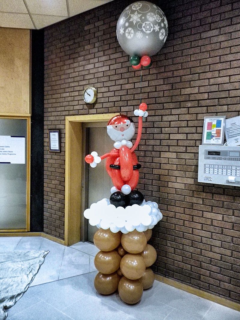 santa-on-chimney - One Stop Party Shop